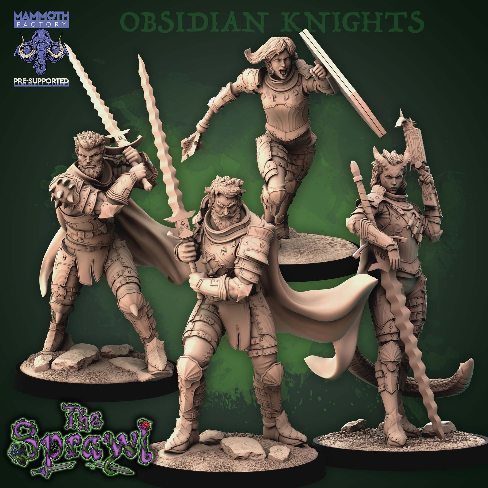Obsidian Knights Mammoth Factory the Sprawl RESIN - Etsy