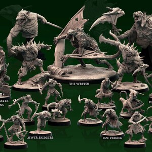Rot Priests Mammoth Factory Vermin Horde RESIN Fantasy Dnd RPG Tabletop ...