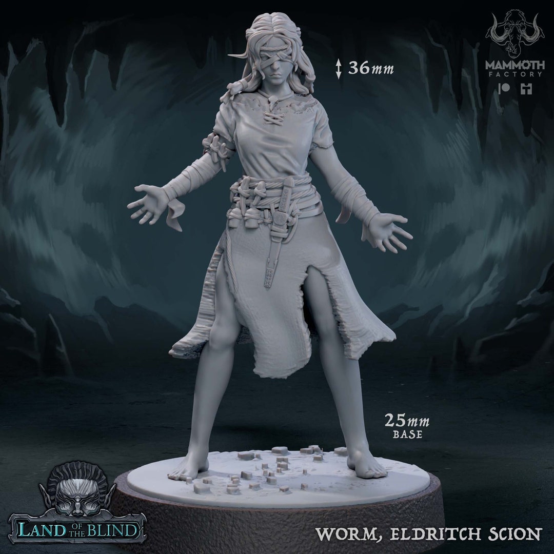 Worm Eldritch Scion | Mammoth Factory | Land of the Blind | RESIN ...