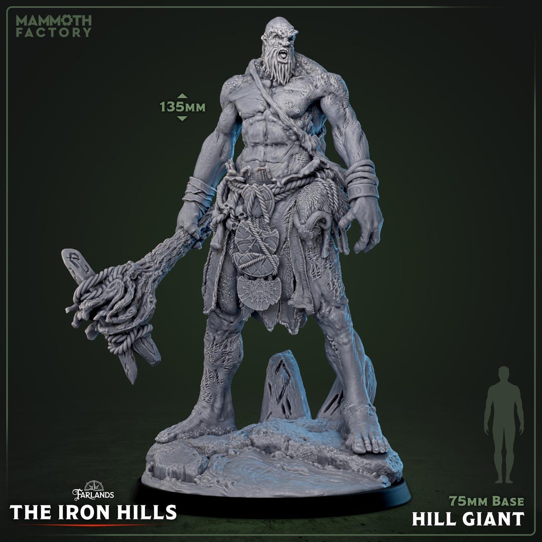 Hill Giant | Mammoth Factory | the Iron Hills | Fantasy | Dnd | RPG ...