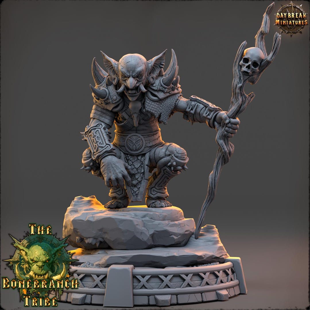 Gnartz the Rot-eye | Daybreak Miniatures | Bonebranch Tribe | RESIN ...
