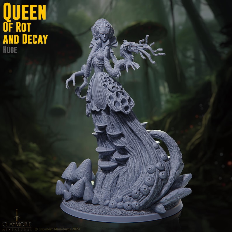 Queen of Rot and Decay | Claymore Miniatures | Queen of Rot and Decay ...