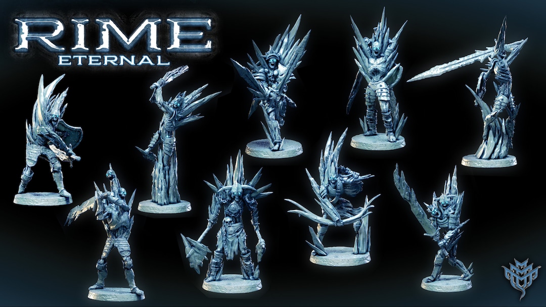 Frost Bitten Berserkers | Mini Monster Mayhem | Rime Eternal | RESIN ...