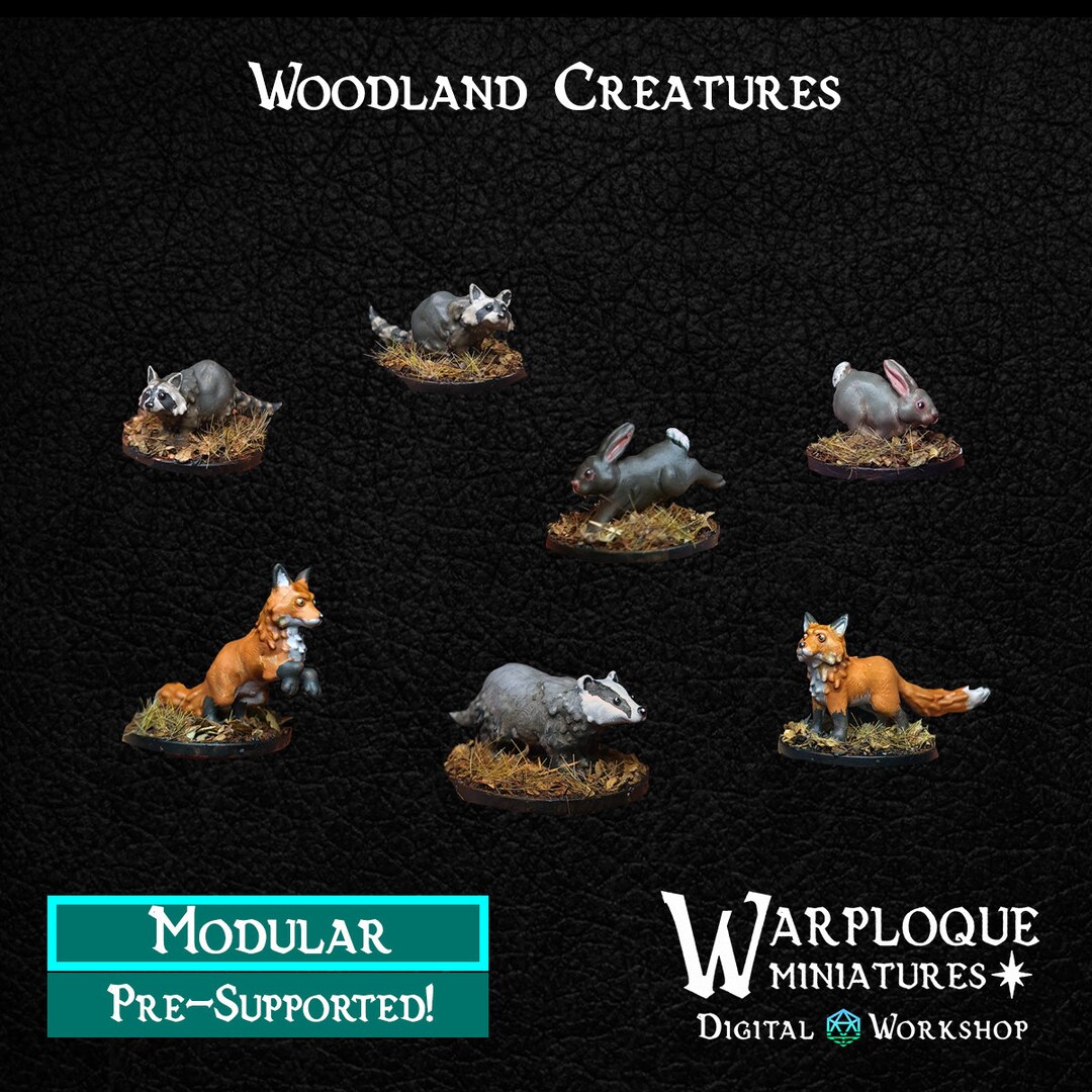 Woodland Creatures | Warp Miniatures | the Fellows of the Golden Band ...