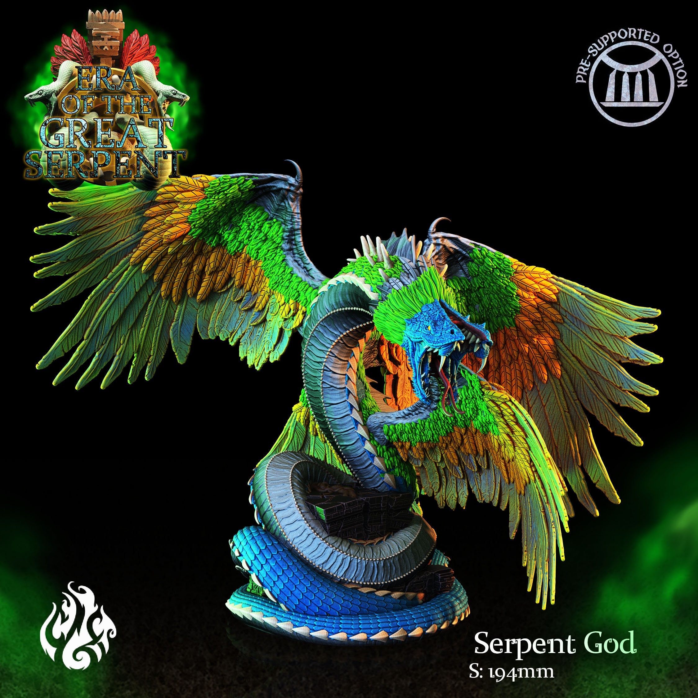 Winged Snake God