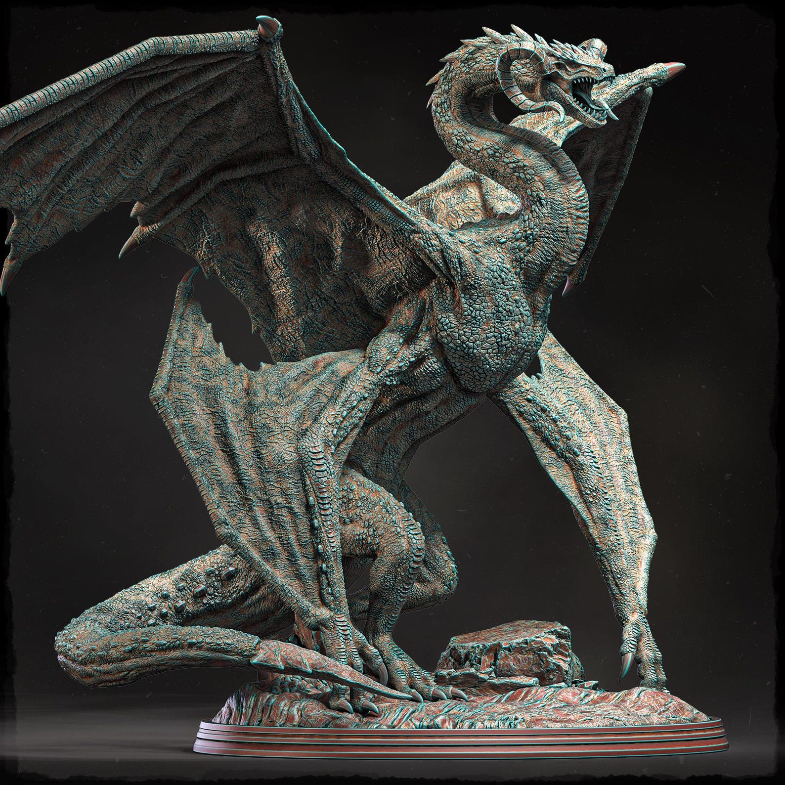 Vaelyxion, the Skyfather | Evox Arts | Dragons of the World Pt 6 ...