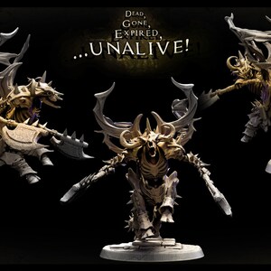 Undead Centaur Mini Monster Mayhem Dead, Gone, Expired...unalive RESIN ...