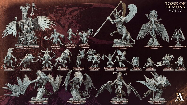 Lazeral - Apostle of Pazuzu | Archvillain Games | Tome of Demons Vol. V ...