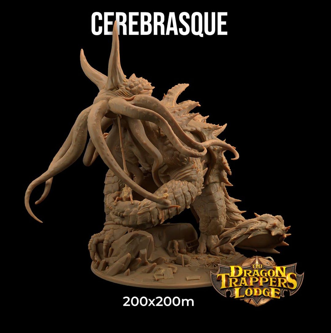 Cerebrasque | Dragon Trappers Lodge | RESIN | Fantasy | Dnd | Tabletop ...