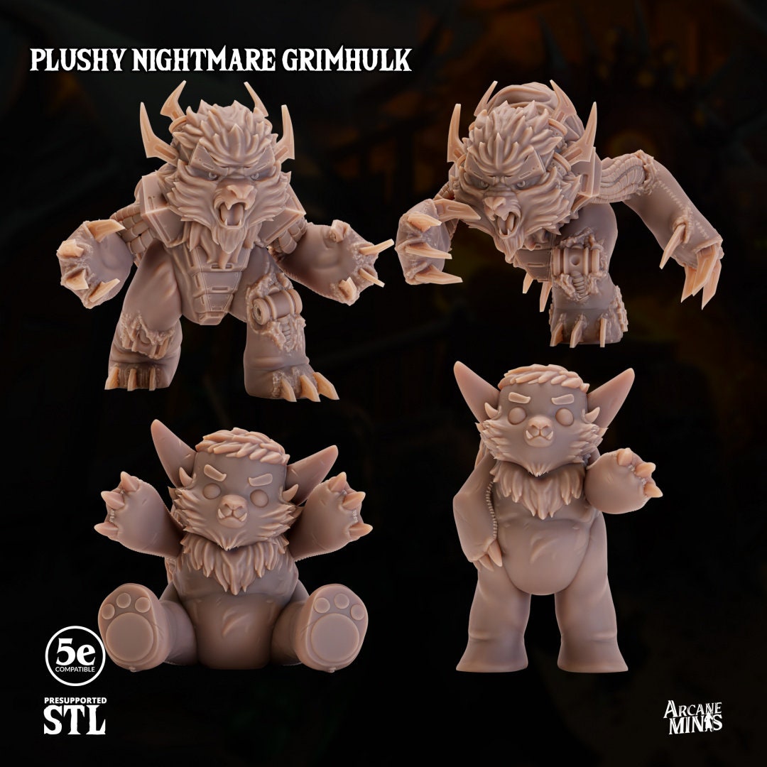 Plushy Grimhulk | Sordane Publishing | the Toymaker's Terror | Resin | Fantasy | Dnd | RPG ...