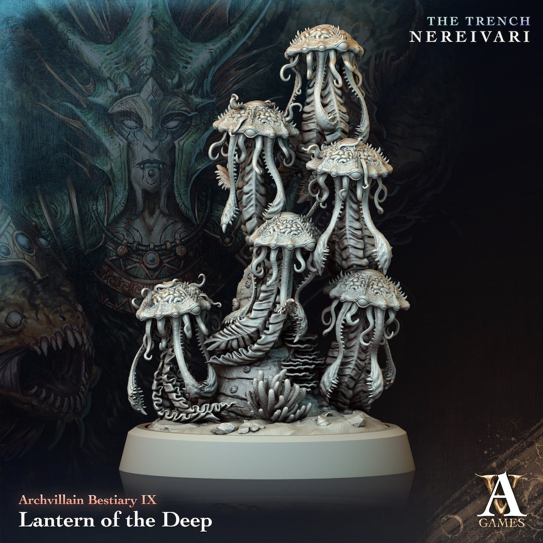 Lantern of the Deep Archvillain Games the Trench Nereivari Fantasy Dnd ...