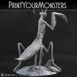 Giant Mantis | Print Your Monster | Insect Pack | Resin | Fantasy | Dnd ...