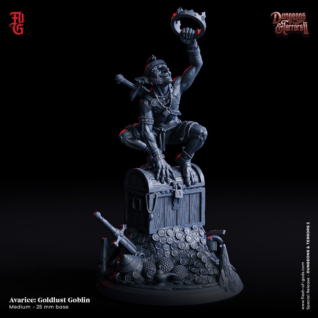 Sin - Avarice - Goldlust Goblin | Flesh of Gods | Dungeons & Terrors ...
