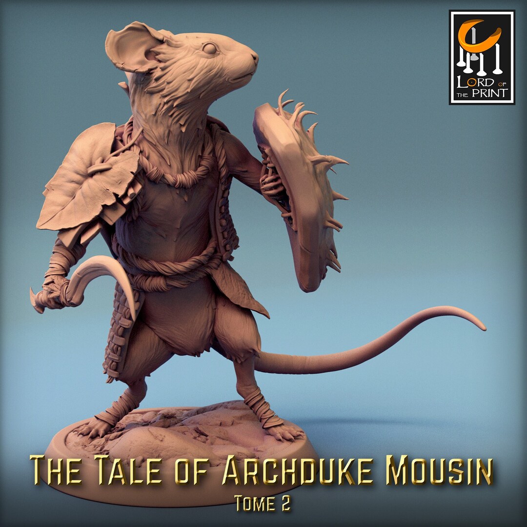 Mouse Shield Rescale Miniature Tale of Archduke Mousin Part 2 RESIN ...