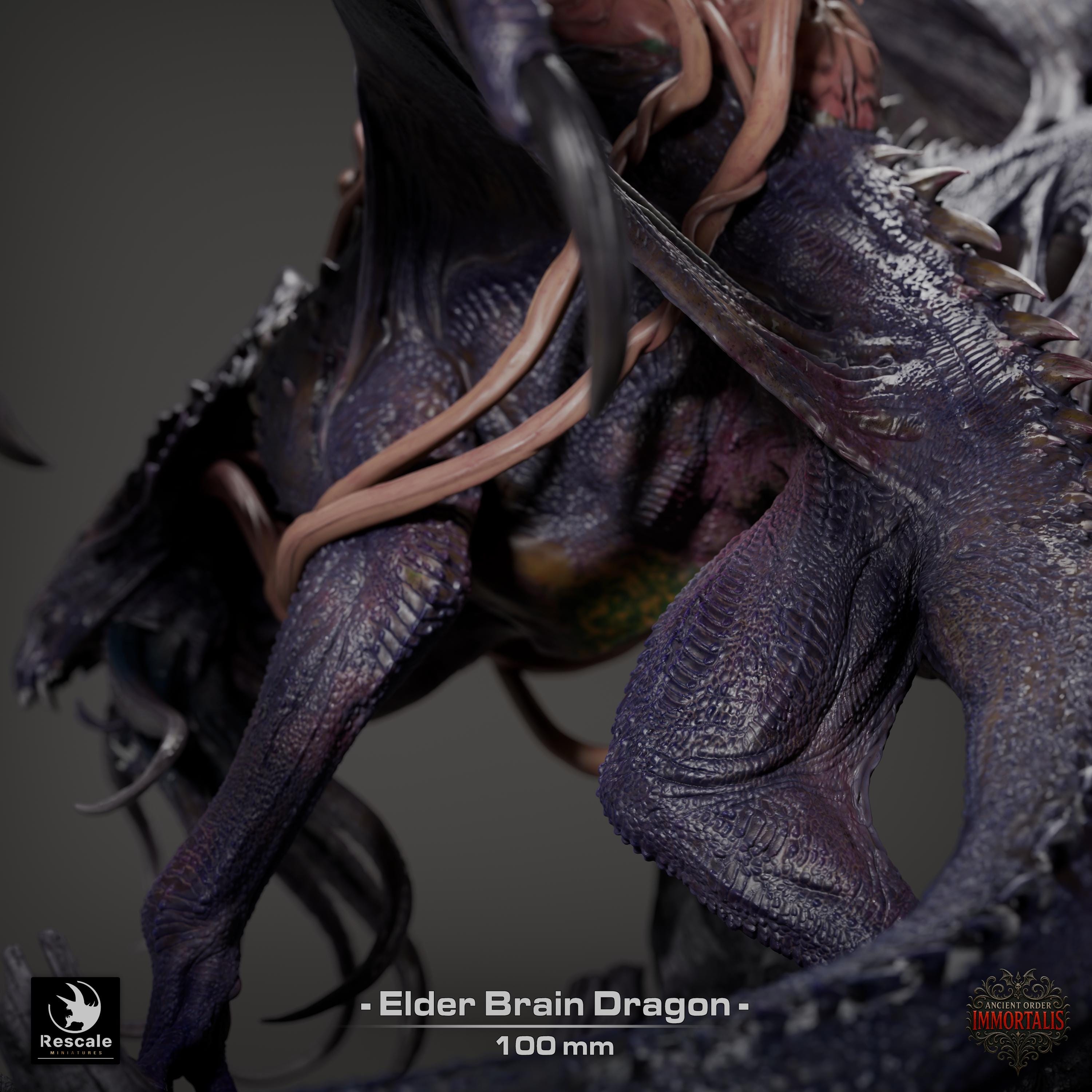 Elder Brain Dragon | Rescale Miniature | Ancient Order Immortalis | 3D ...