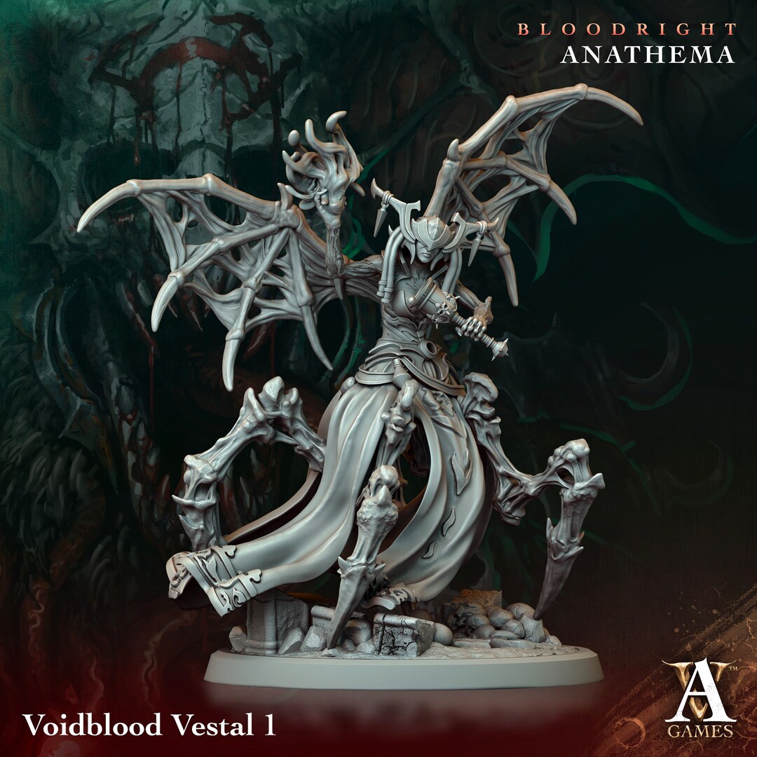 Voidblood Vestal | Archvillain Games | Bloodright Anathema | RESIN ...