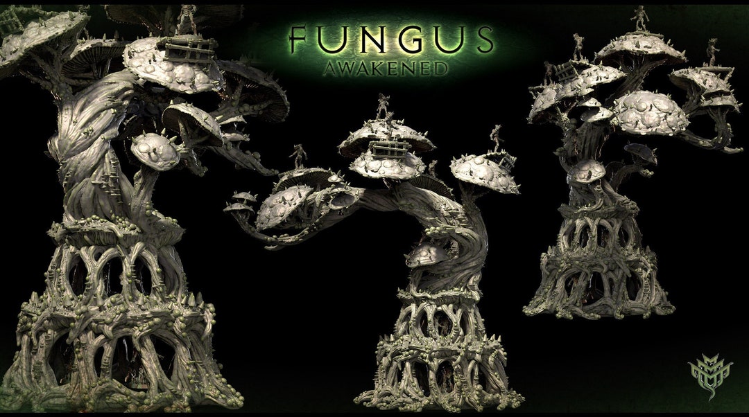 Shroom Tower | Mini Monster Mayhem | Fungus Awakens | RESIN | Fantasy ...