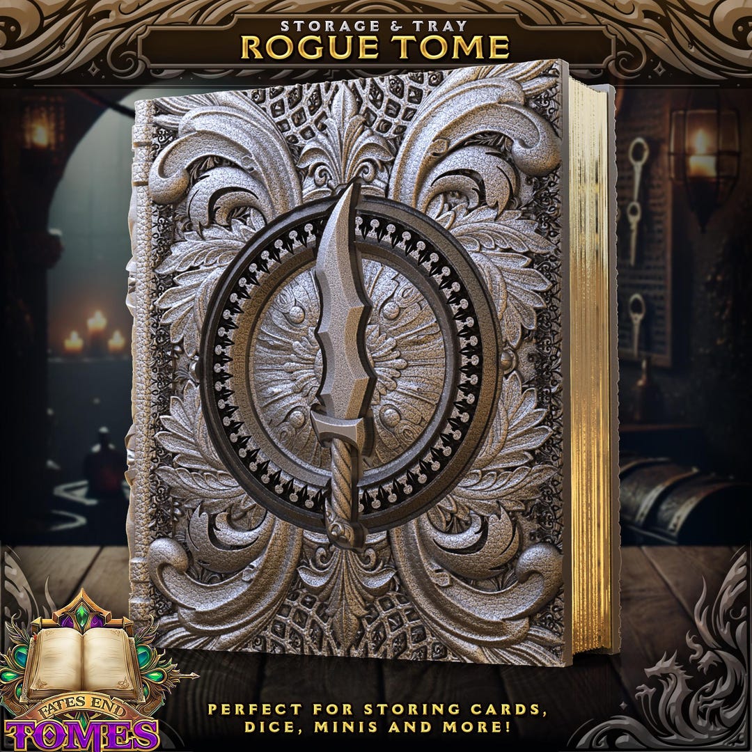 Rogue Tome Perfect for Cards, Dice, and Minis Fates End Fantasy Dnd RPG ...