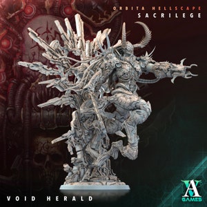 The Void Herald Archvillain Games Orbita Hellscape Sacrilege RESIN Sci-fi Horror Dnd 40K RPG ...