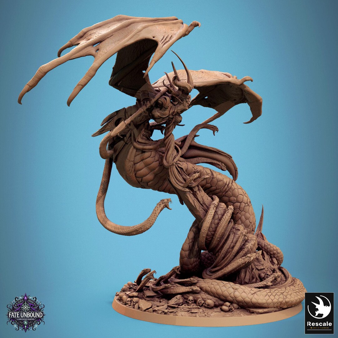 Zhaelyss, the Ophidian Queen | Rescale Miniature | Fate Unbound | 3D ...