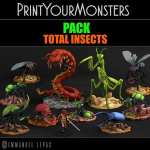 Giant Mantis | Print Your Monster | Insect Pack | Resin | Fantasy | Dnd ...
