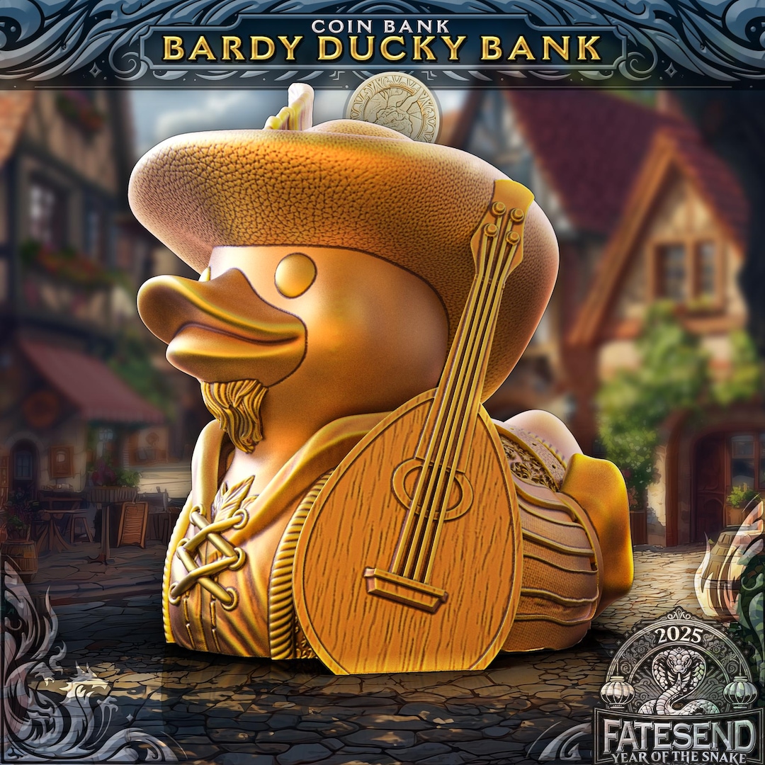 Bardy Ducky Coin Bank | Fates End | Fantasy | Dnd | RPG | Roleplay ...