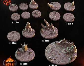 Customized Miniature Base Bumpers/rings add Your Own Text - Etsy