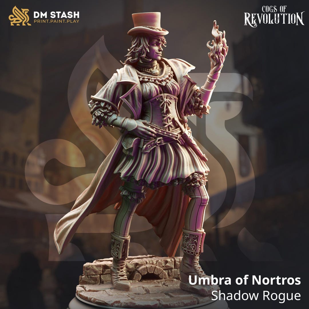 Umbra of Nortros - Shadow Rogue | DM Stash | Cogs of Revolution | Resin ...