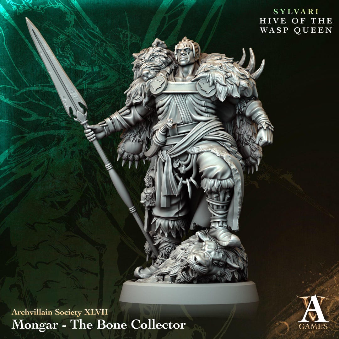 Mongar - the Bone Collector | Archvillain Game | Sylvari - Hive of the ...