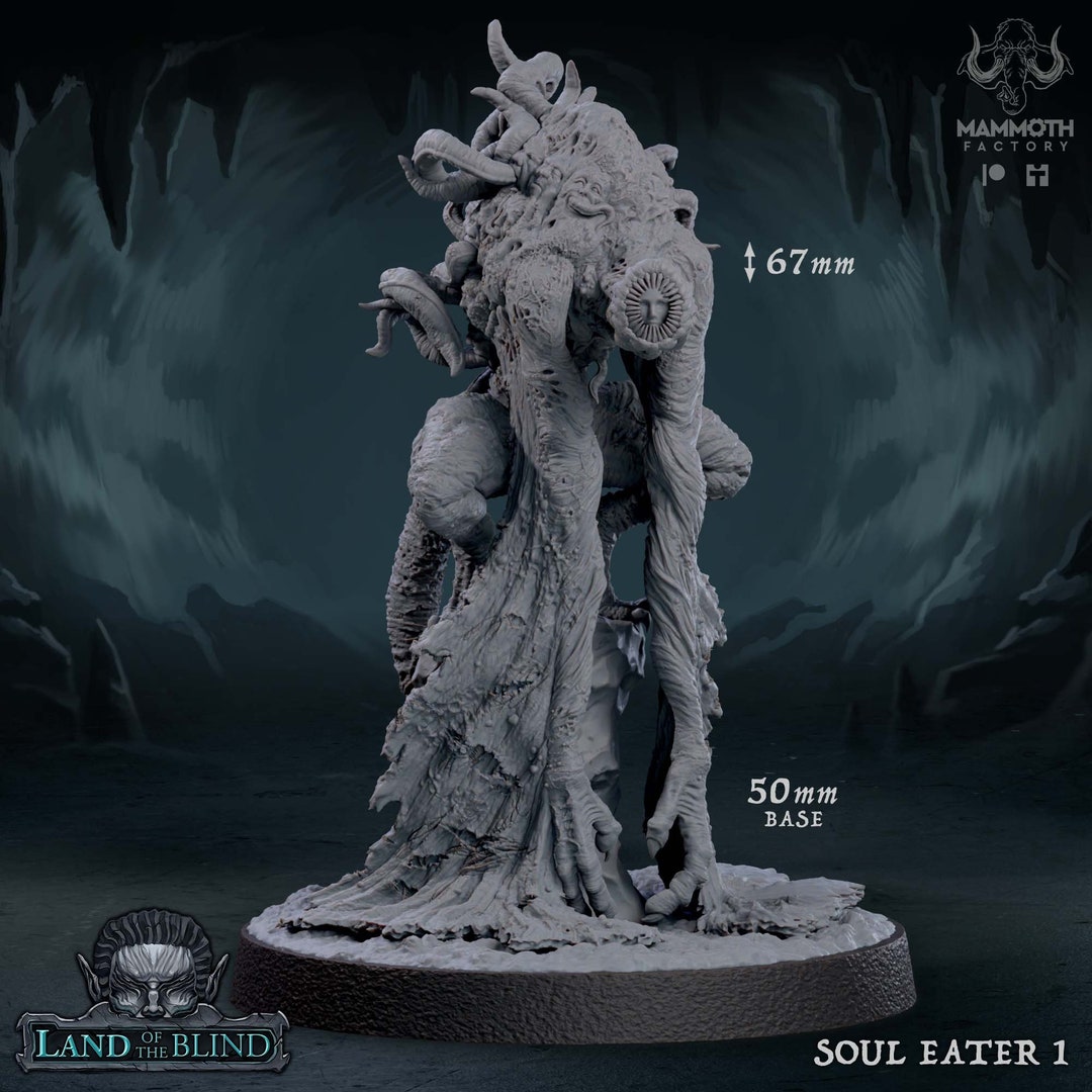 Soul Eaters Mammoth Factory Land of the Blind RESIN Fantasy Dnd RPG ...