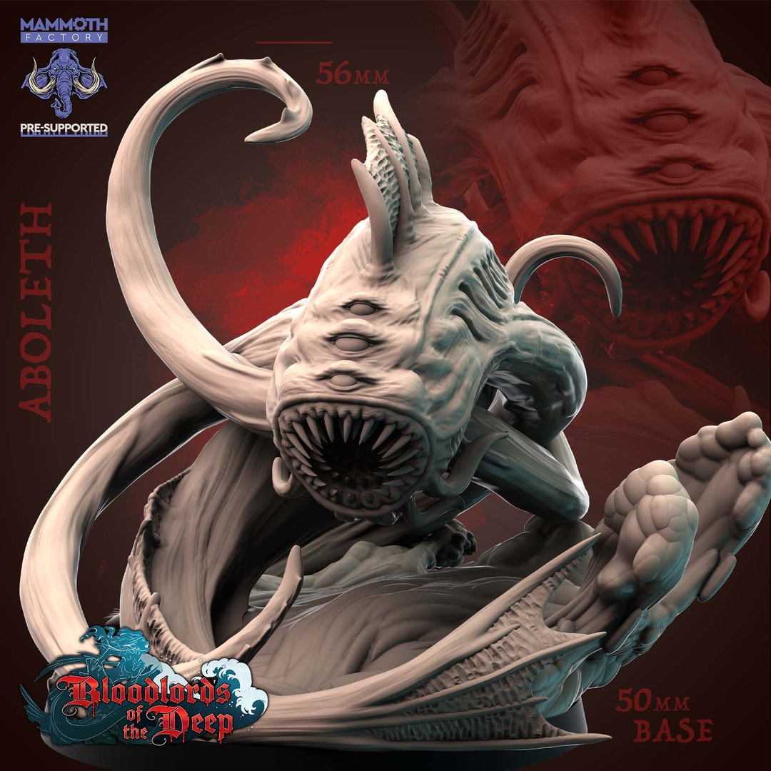 Aboleth | Mammoth Factory | Bloodlords of the Deep | RESIN | Fantasy ...