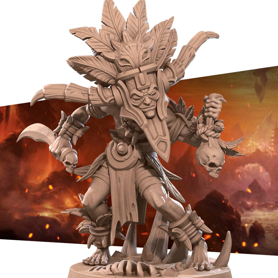 Hero Witch Doctor | Bite the Bullet | Bullet Hell Heros | RESIN ...