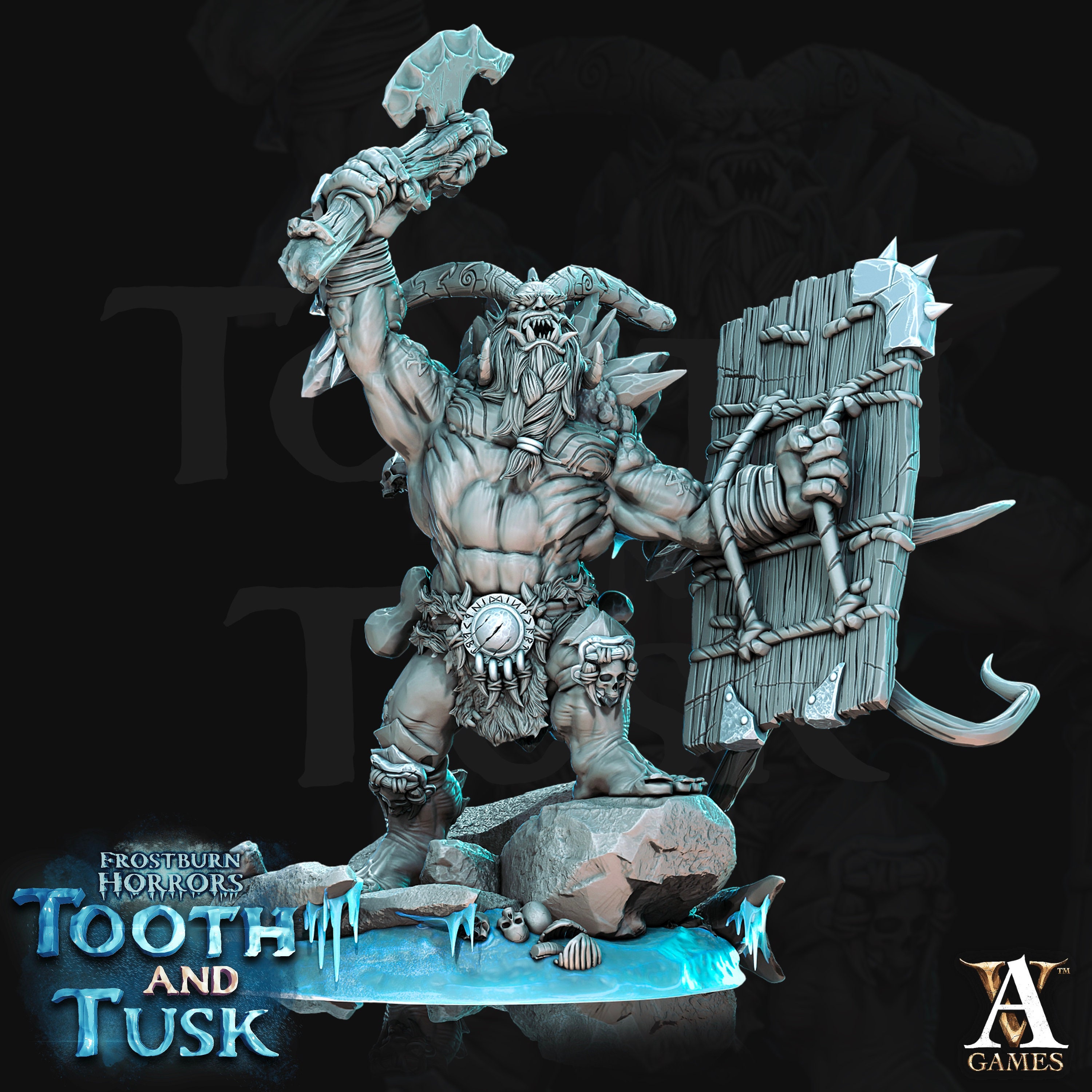 Ice Trolls | Archvillain Games | Frostburn Horrors Tooth and Tusk ...