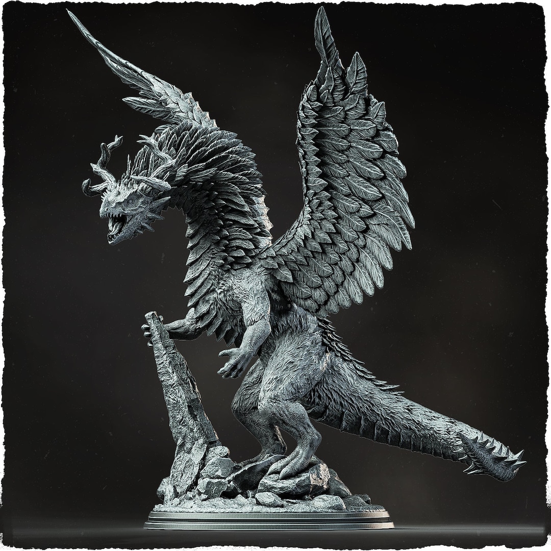 Quillflame, the Feathered Dragon | Evox Arts | Creatures of Arcanterra ...