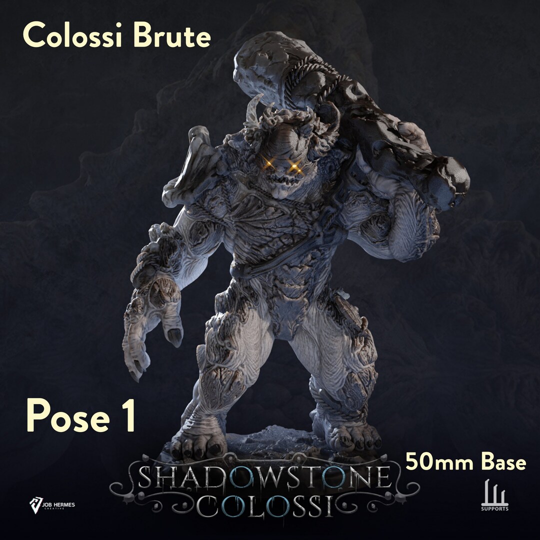 Colossi Brutes | Legends of Grimm | Shadowstone Colossi | RESIN ...