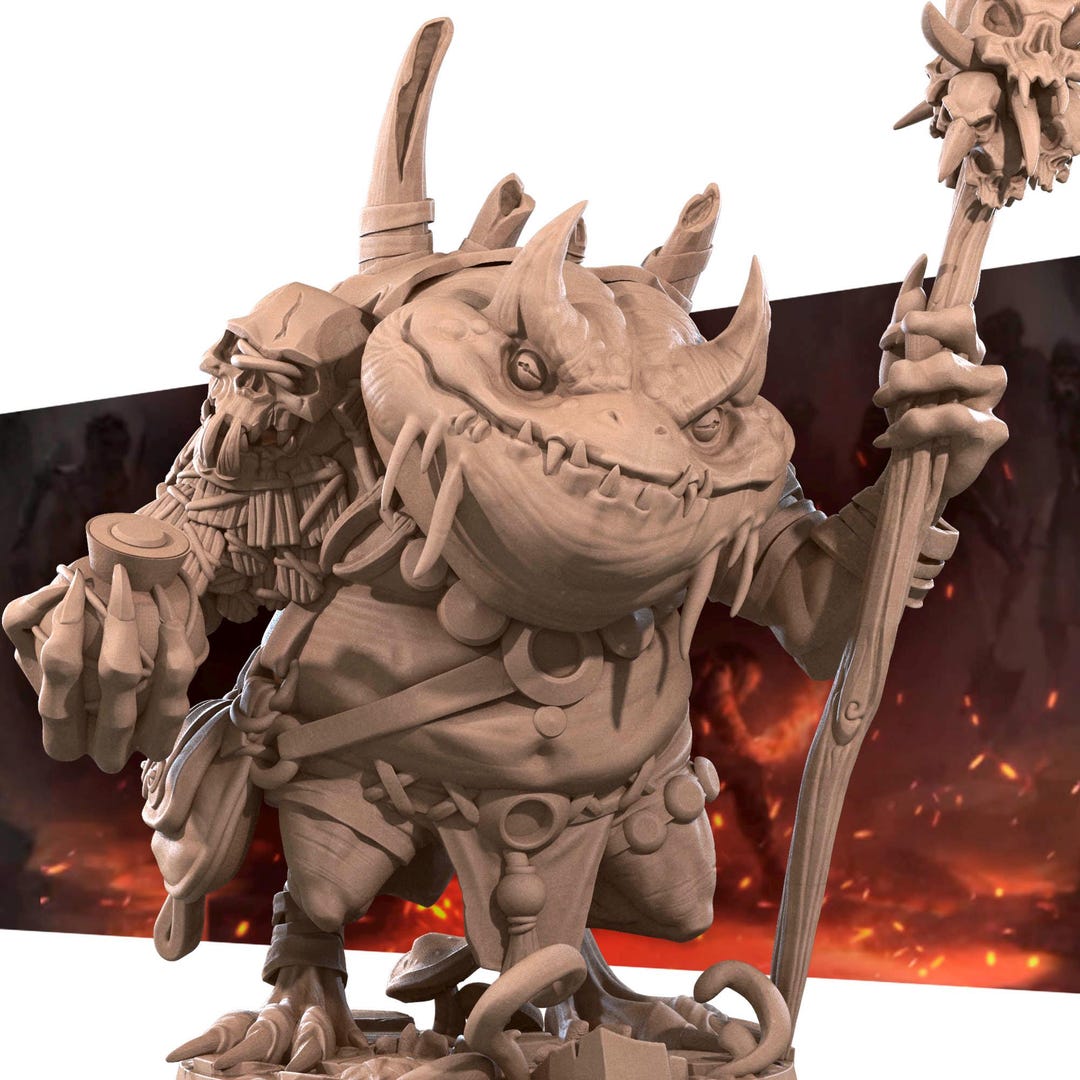 Slaad | Bite the Bullet | Iconic Monsters Pt 2 | RESIN | Fantasy | Dnd ...
