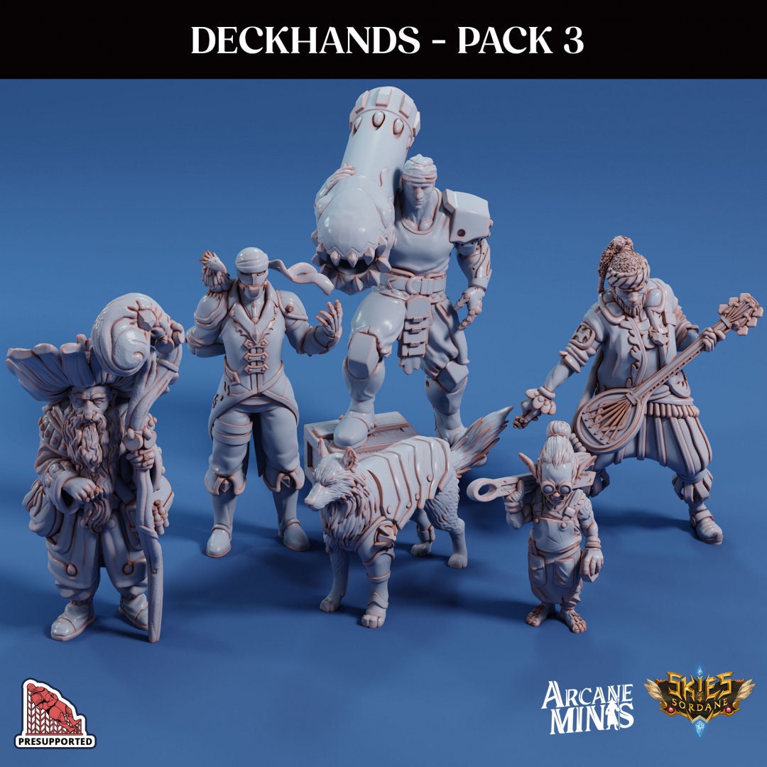 Deckhands | Sordane Publishing | Cirque Du Sordane | Resin | Fantasy ...