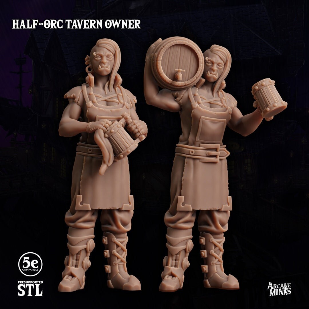 Half-orc Tavern Owner | Sordane Publishing | the Queen's Deceit ...