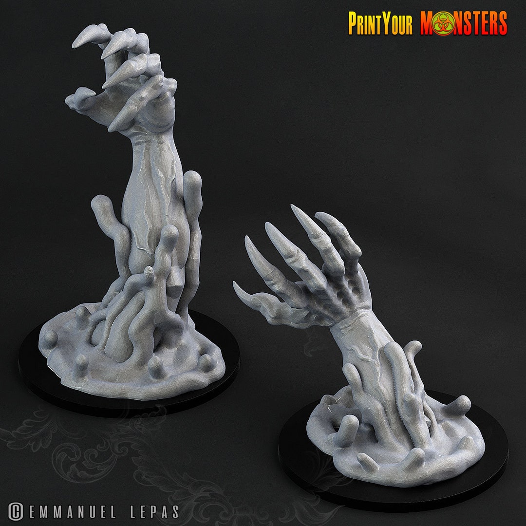 Demonclaws | Print Your Monster | the Abyssal Hand Horrors | Resin ...
