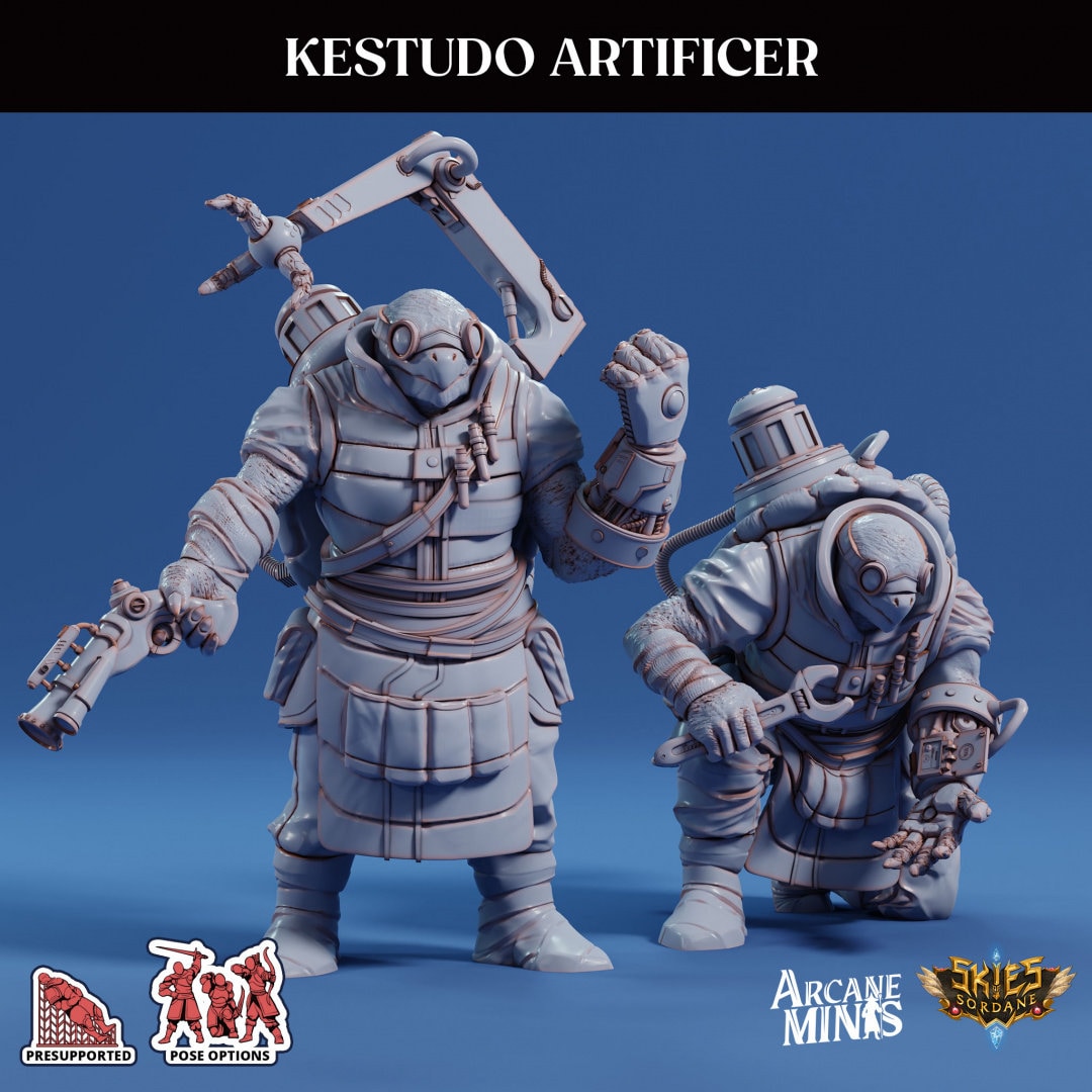 Kestudo Artificers Arcane Minis Risky Racing Resin Fantasy Dnd RPG ...
