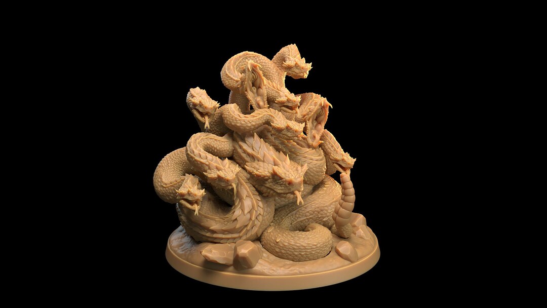 Rattling Hydra Dragon Trappers Lodge the Gunslinger Lodge RESIN Fantasy ...