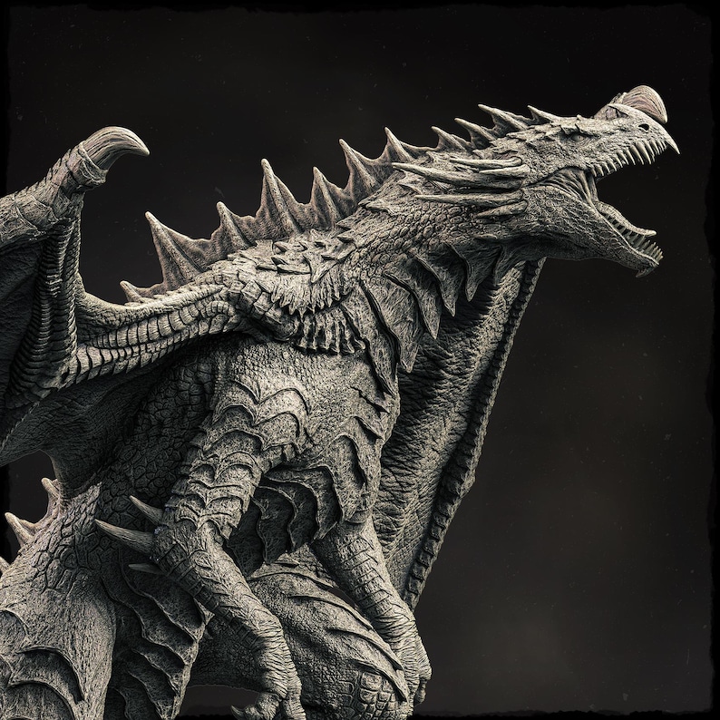 Iberian Ridge Dragon | Evox Arts | Dragons of the World Pt 6 | RESIN ...