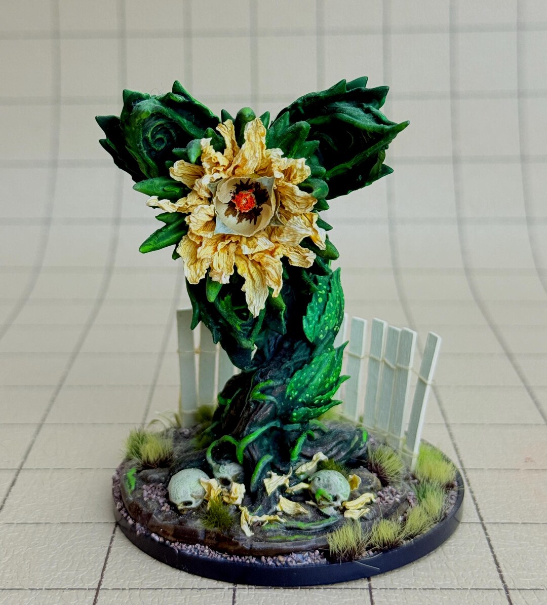Painted Flower - I Promise It Won't Eat You | Resin | Fantasy | Horror ...