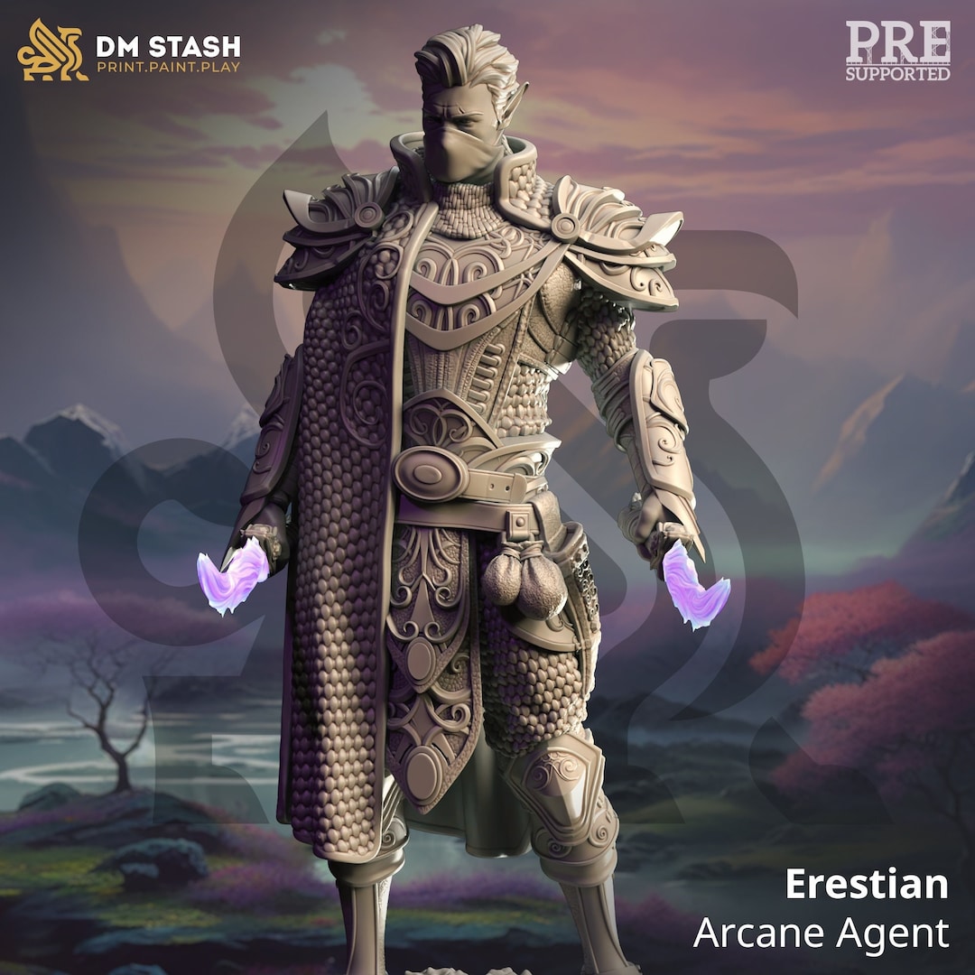 Erestian Arcane Agent DM Stash Arcane Skies RESIN Fantasy Dnd RPG ...