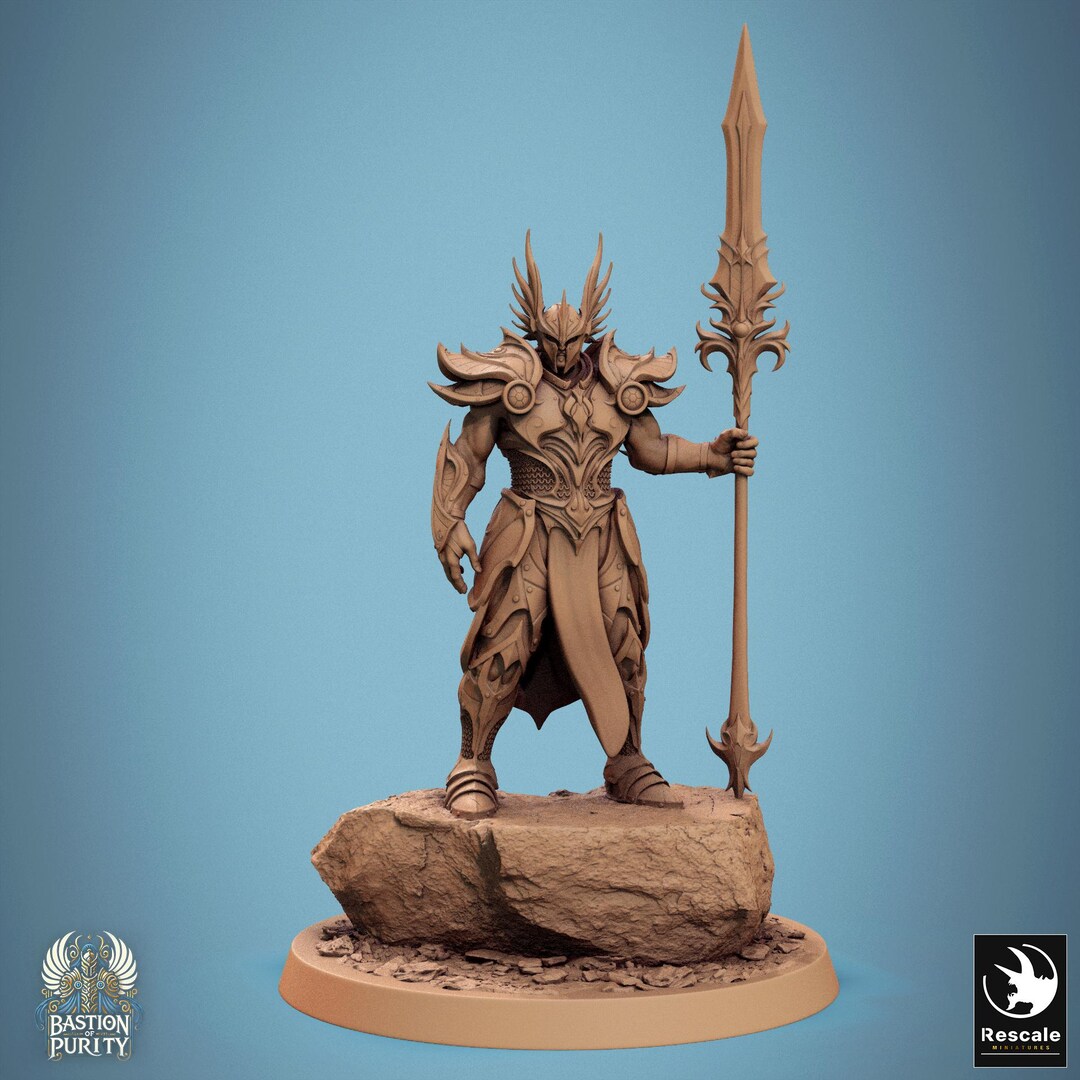 Sentinels of Aetherium Great Commander | Rescale Miniature | Bastion of ...