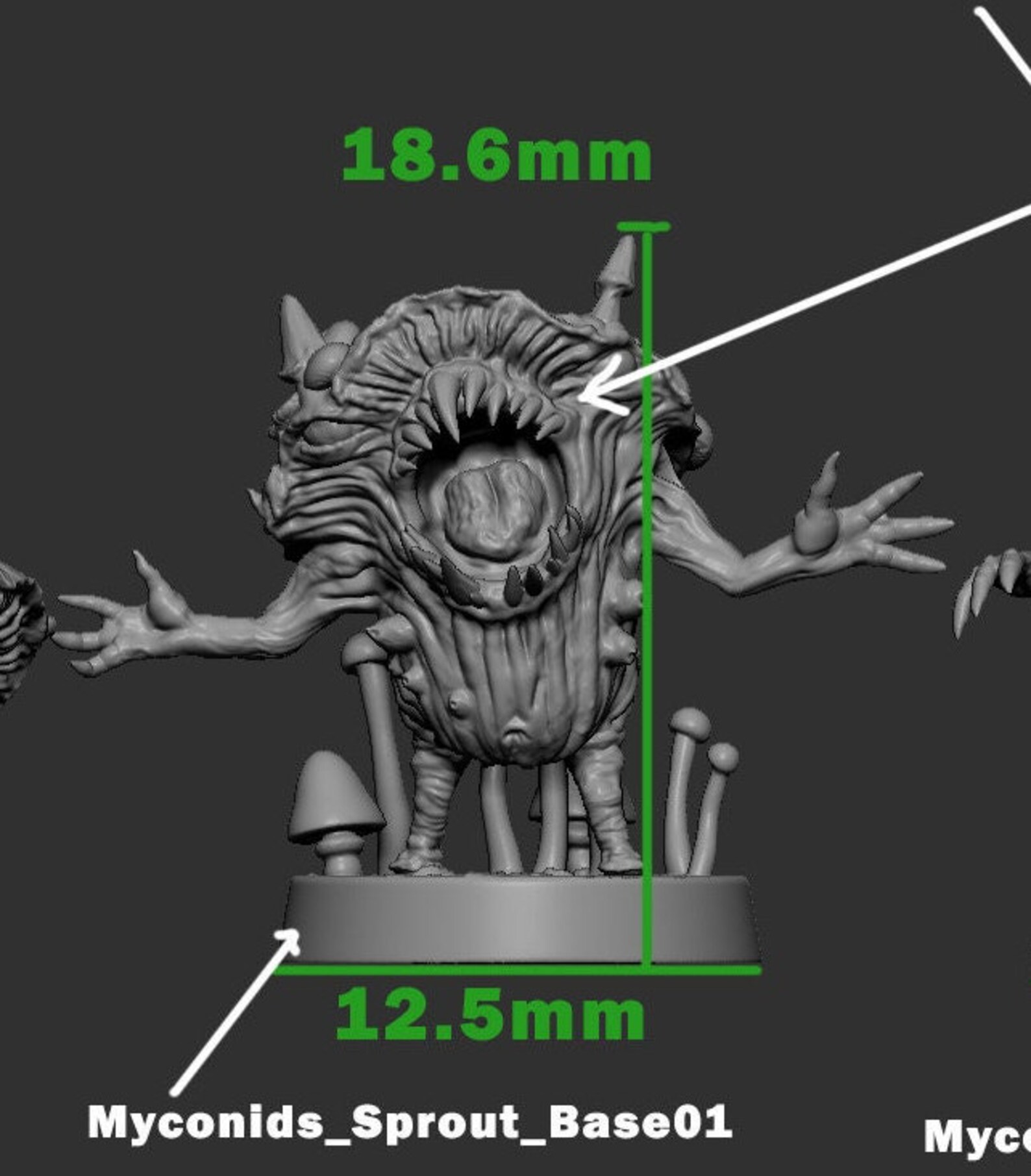 Myconid Spuds Mini Monster Mayhem RESIN Fantasy Dnd | Etsy