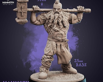 Ikayen Monk Mammoth Factory RESIN Fantasy Dnd RPG Tabletop Gaming Miniatures - Etsy