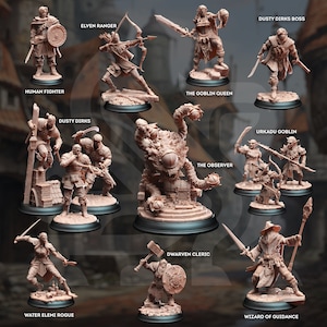 Ervion Ro Estel Elven Ranger DM Stash Adventure Calls Resin Fantasy Dnd ...