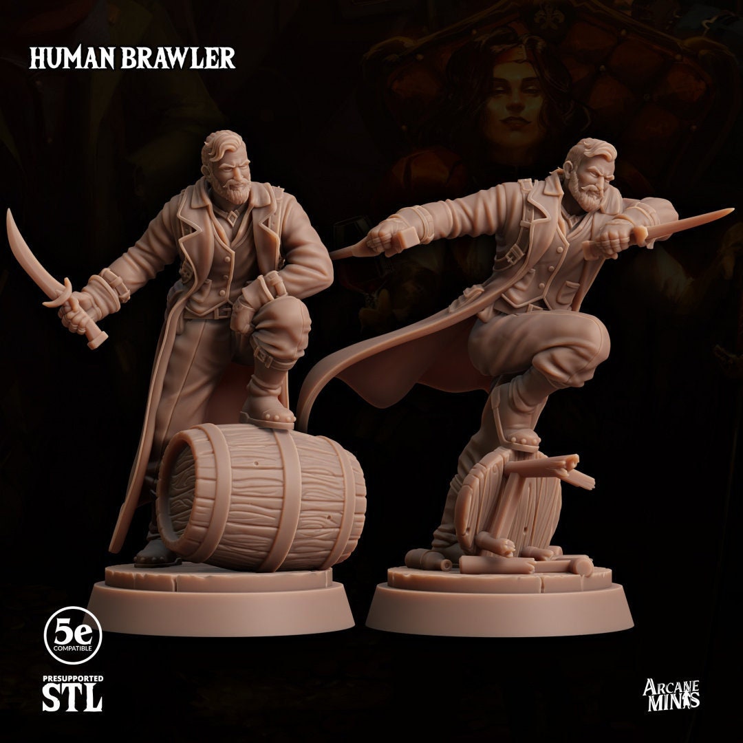 Human Brawler | Sordane Publishing | the Queen's Deceit | Fantasy | Dnd ...