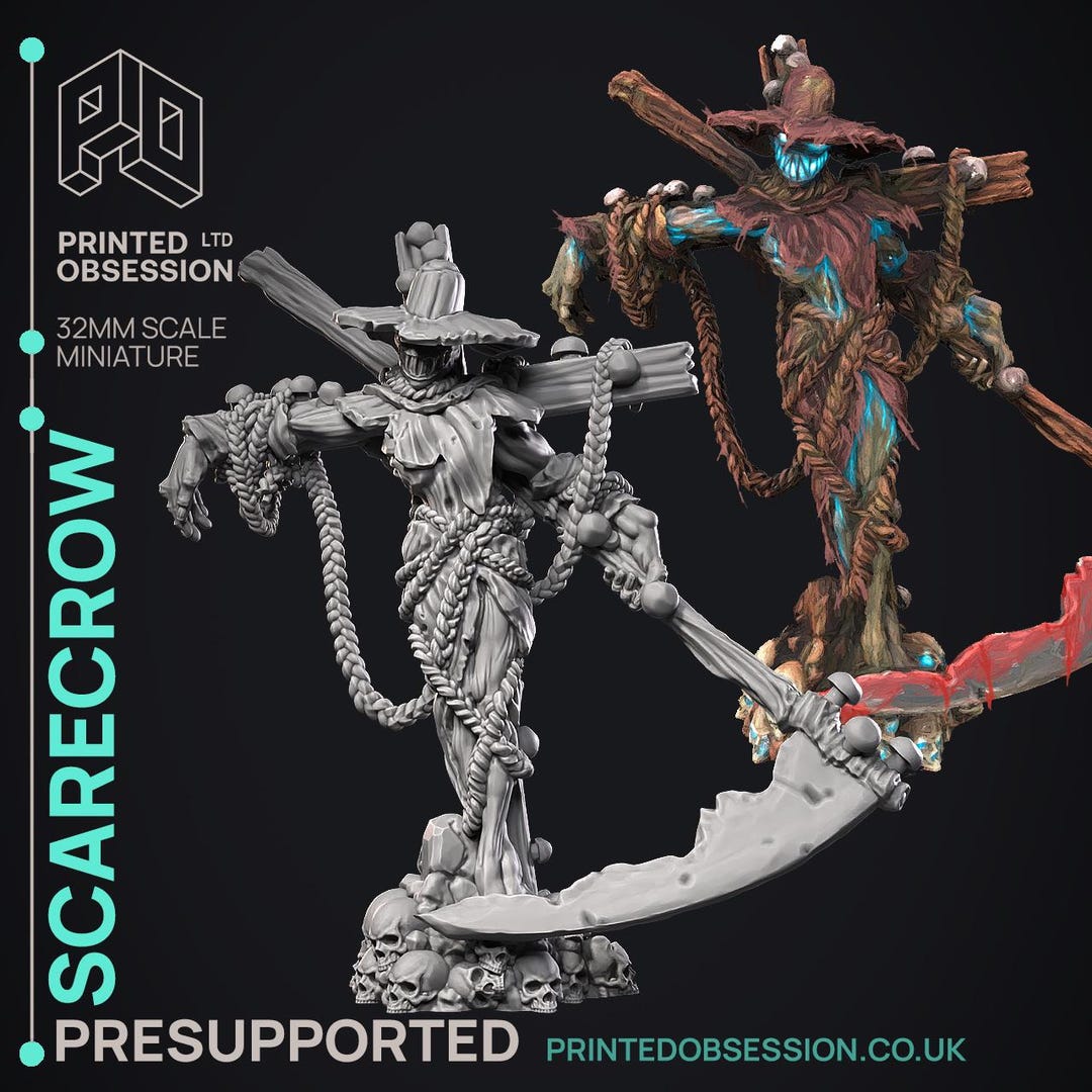 The Scarecrow | Printed Obsession | Halloween Collection | Resin ...